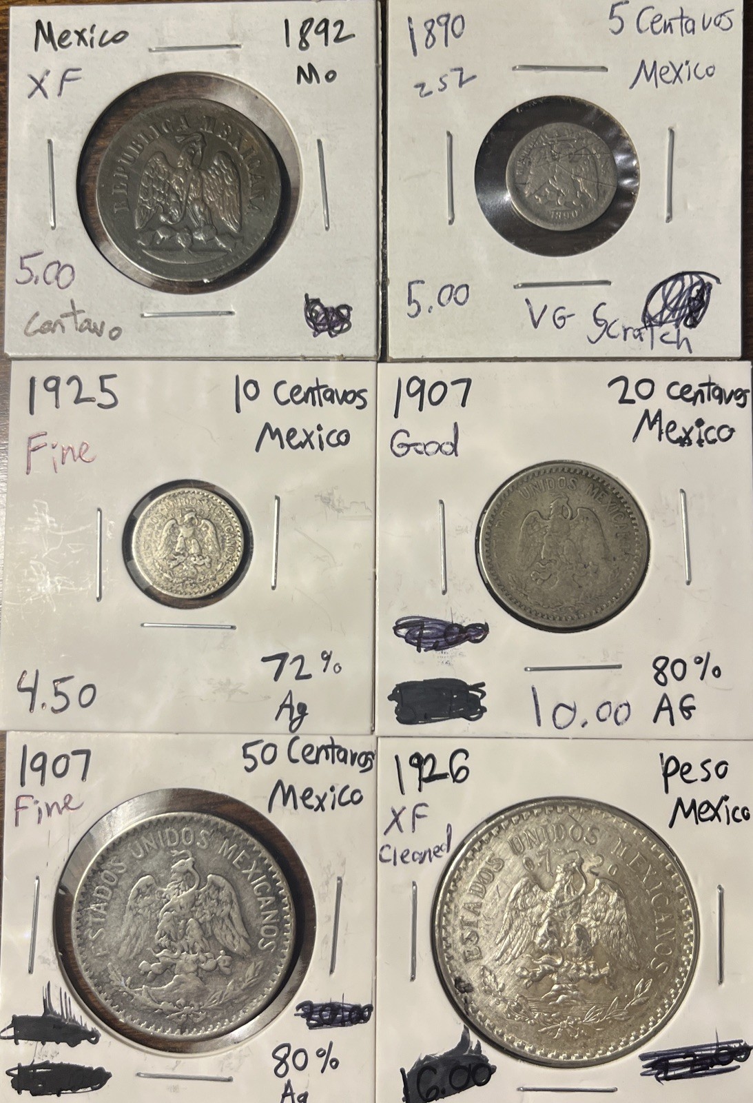 Mexico Coin Type Lot | eBay