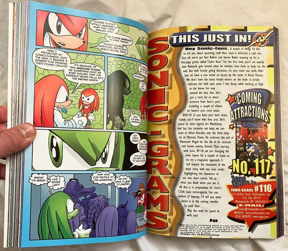 Sonic the Hedgehog Issues #110-125 Archie Comics Omnibus *LIMITED PRINT ...
