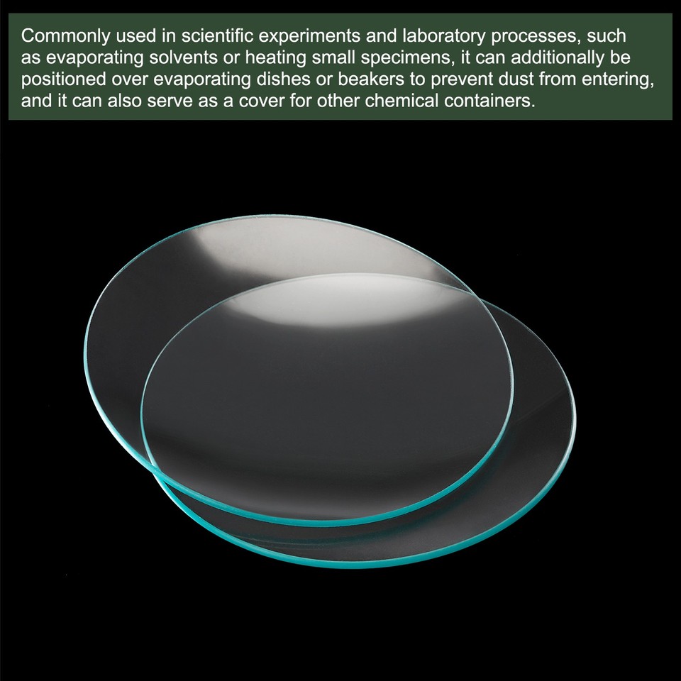 3Pc Watch Glass Beaker Cover,Lab Watch Glasses Cover Lids(Transparent,2 ...