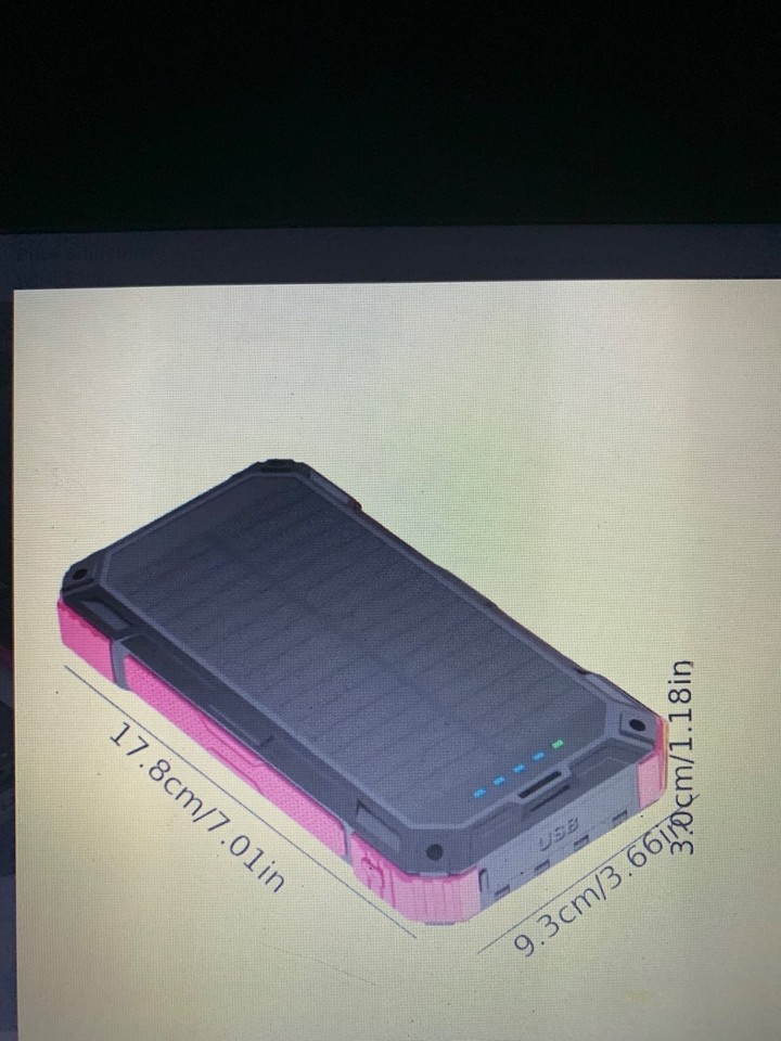 38800 mah portable or solar charger with 4 cords 2 usb 2 flashlights a ...
