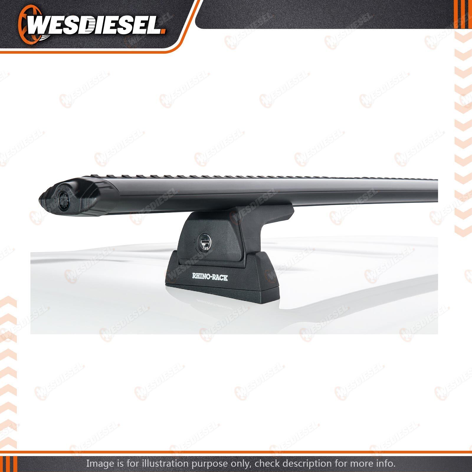 2pcs of Rhino Rack QM Canopy Internal Backing Mount fit Roof Rack Bar ...