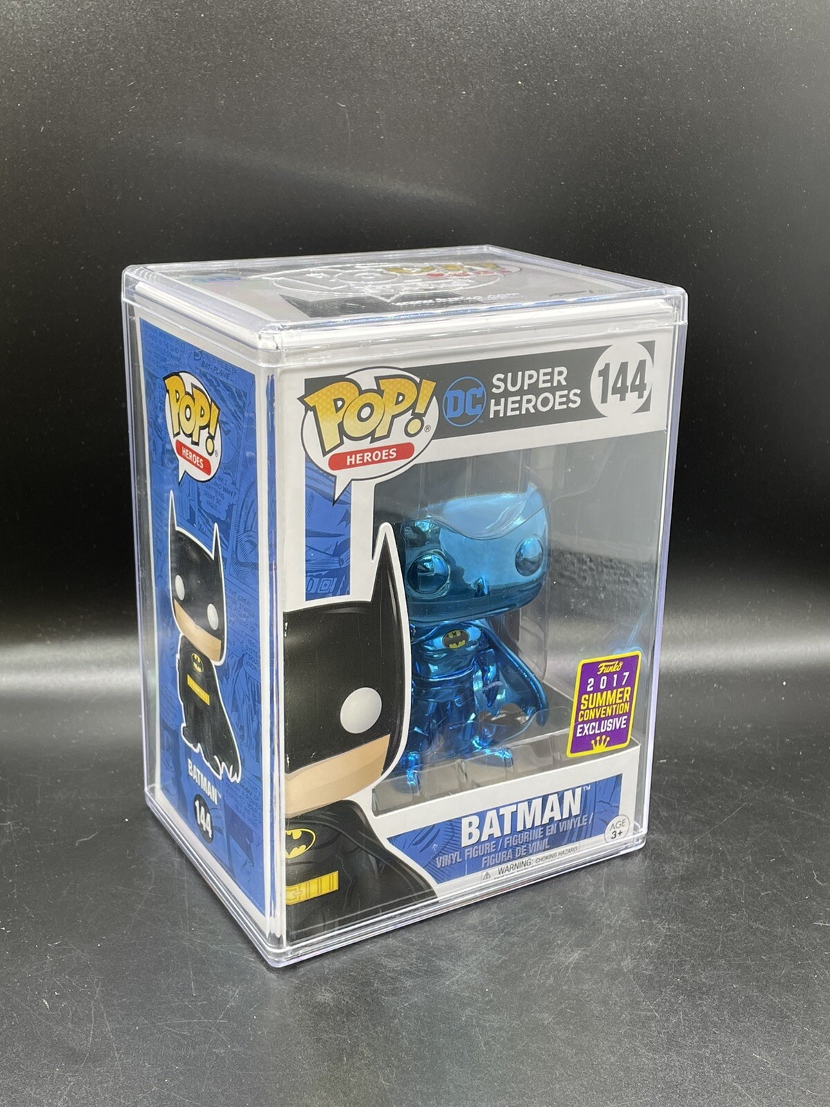Batman Blue Chrome #144 Funko Pop! 2017 Summer Convention Exclusive ...