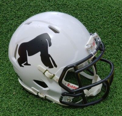 PITTSBURG STATE GORILLAS 2024 FOOTBALL MINI HELMET "SILVERBACK" SPECIAL ...
