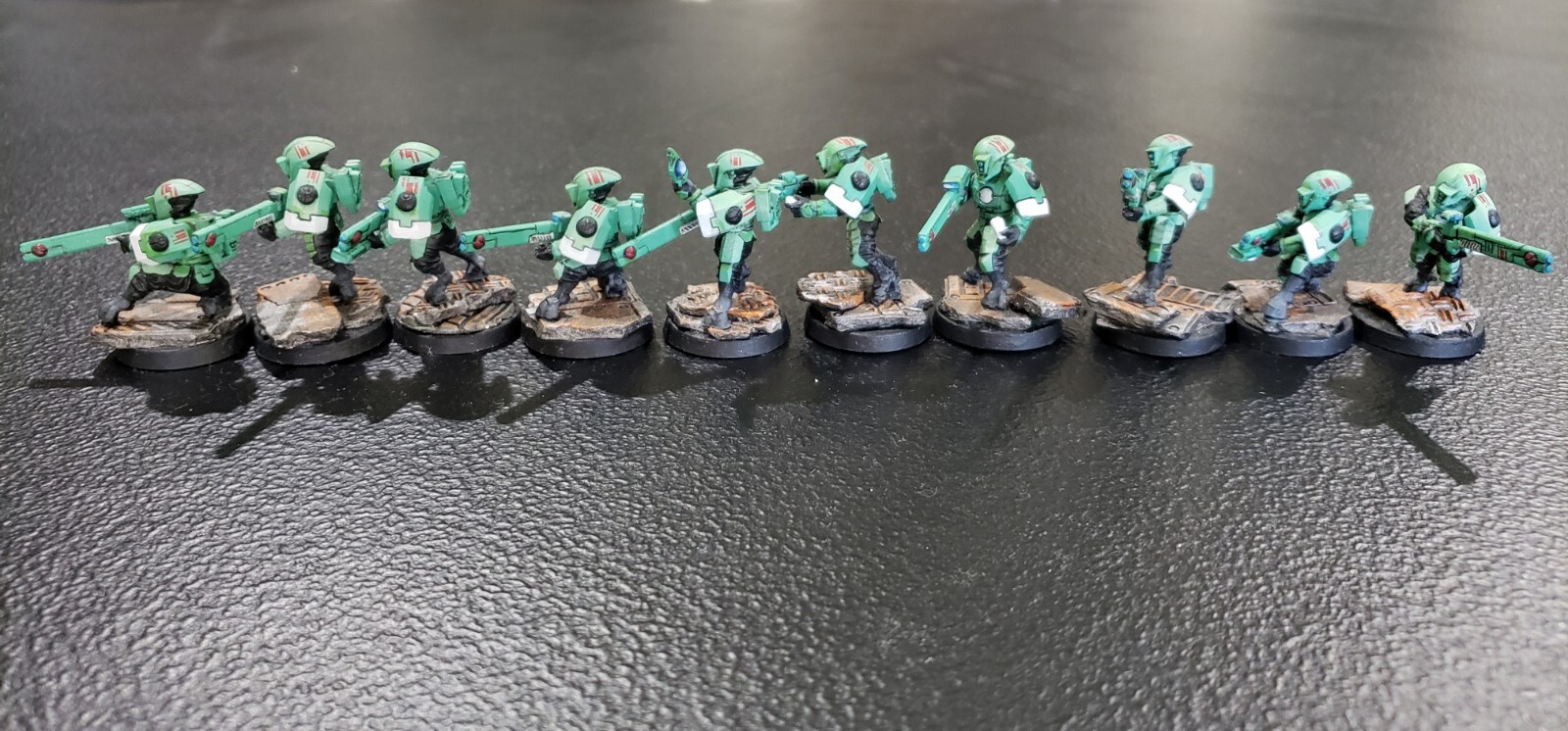 Warhammer 40k Tau Empire - Custom Painted Sept Army Bundle(~450-500 ...