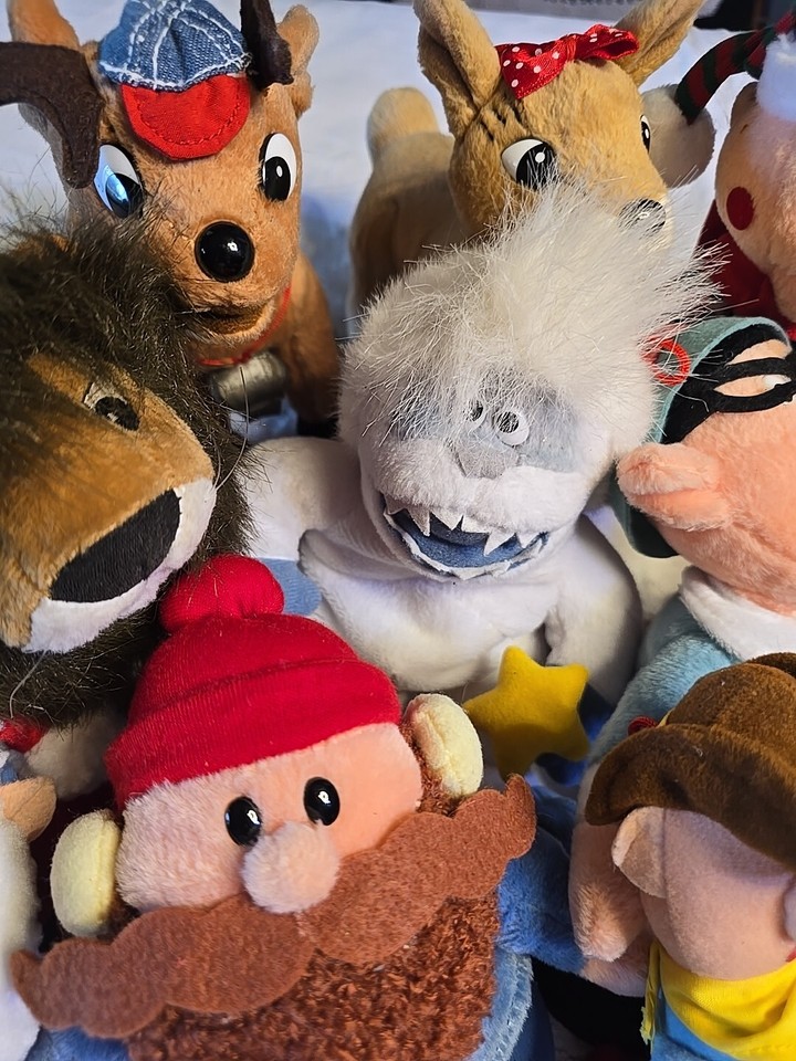 Vtg Stuffins Rudolph The Rednosed Reindeer Island Of Misfit Toys Plush ...