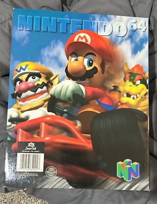 Nintendo 1999 Super Mario Folder 3 ring binder folder ~ School ...