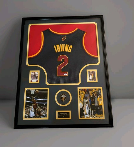 KYRIE IRVING Signed Framed Jersey Authenticated + COA Cleveland ...
