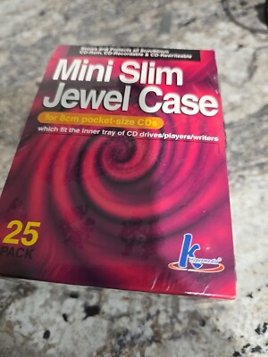 Mini Jewel Cases For 8cm Pocket Size CDs Hypermedia | eBay
