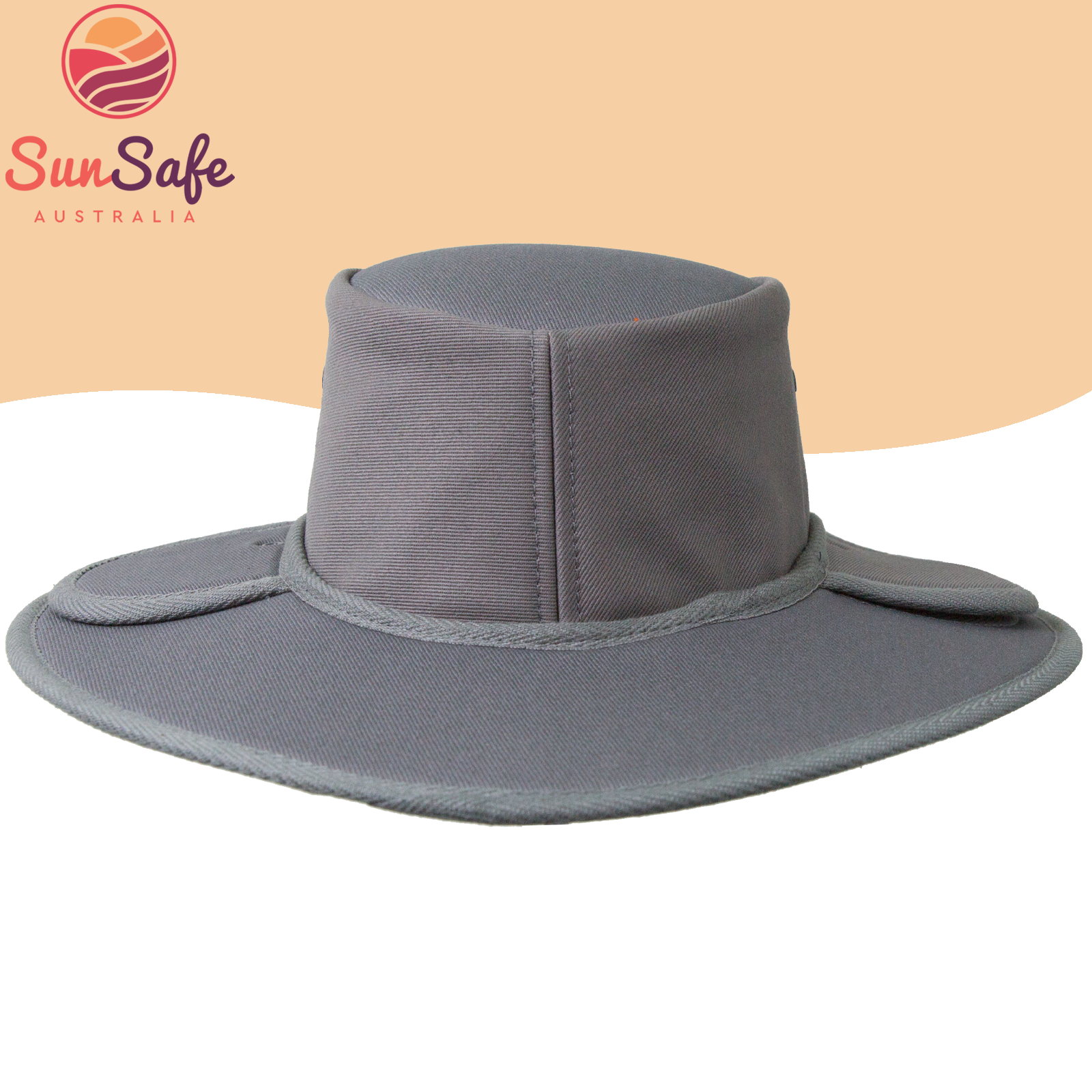 Earmuff Hat Standard Wide Brim UPF 50+ Work Hat Newcastle Hats ...