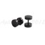 1 Pair 16G Black 316L Steel Fake Plug Barbell Fake Earring Piercing ...