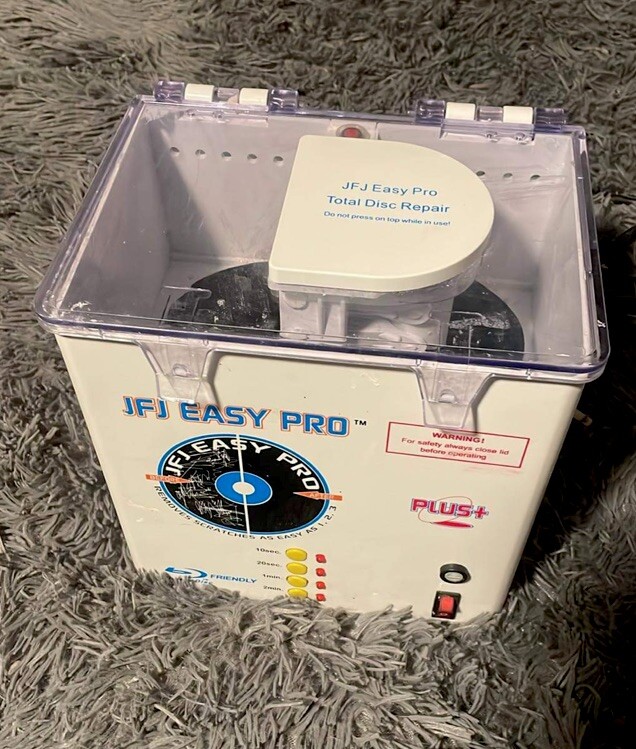 JFJ Easy Pro Disc Cleaner - Machine Only, In Working Order- Great ...