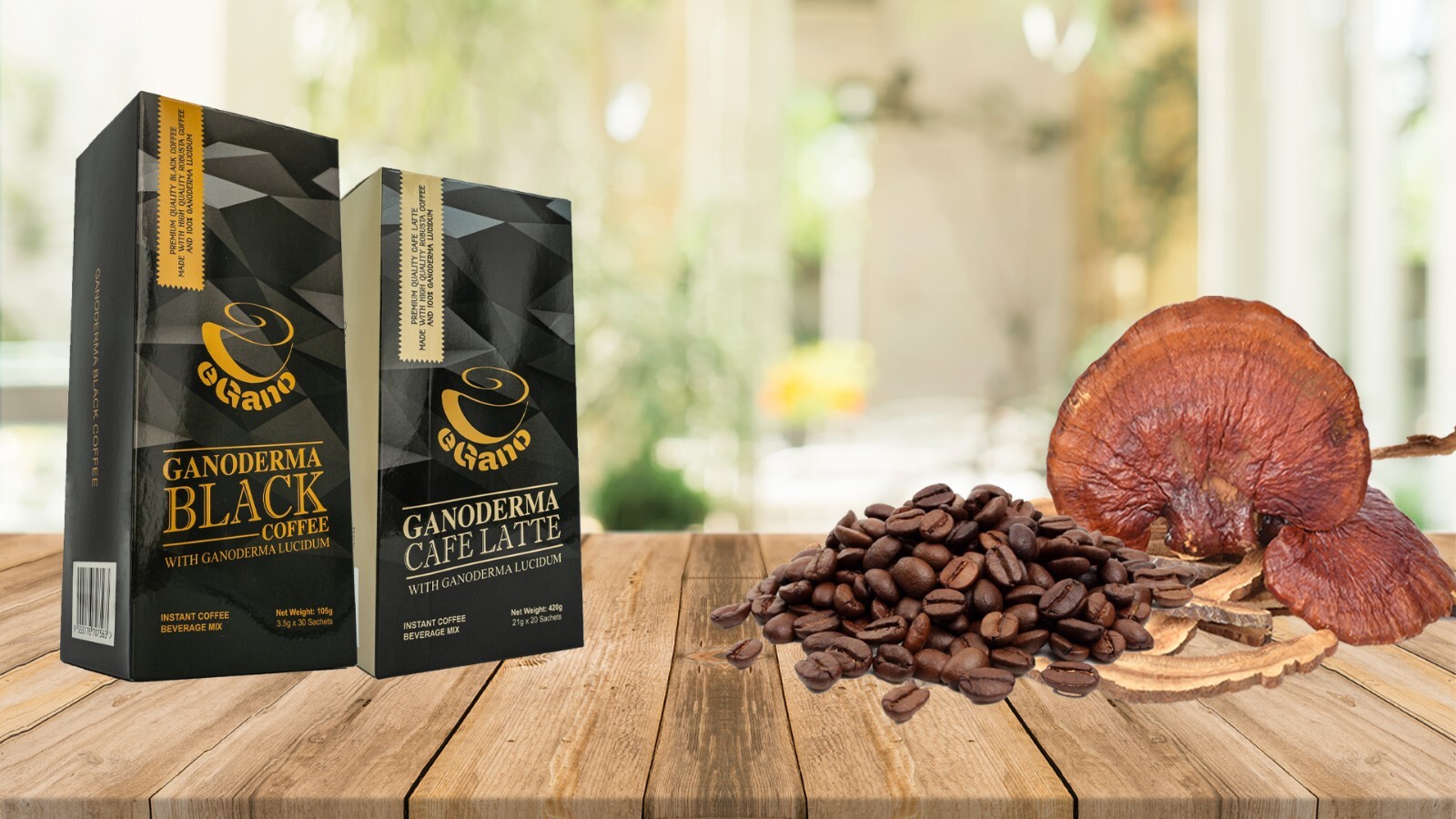 30 Boxes of eGano Premium Ganoderma Cafe Latte w/ Ganoderma 20 Sachets ...