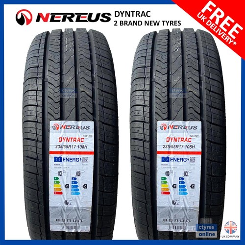 2 X New 235 65 17 NEREUS DYNTRAC 108H 235/65R17 2356517 *C/C RATED* (2 ...