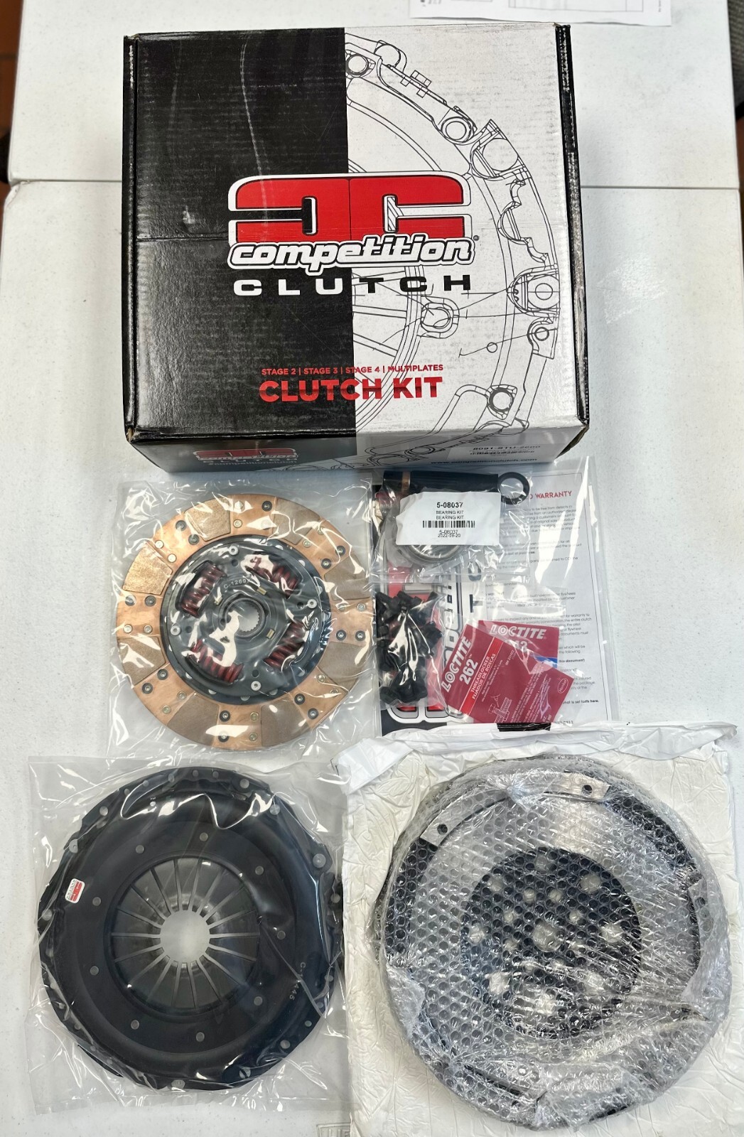 Competition Clutch kit Stg 3 Segmented Ceramic w flywheel 2016+ Honda ...