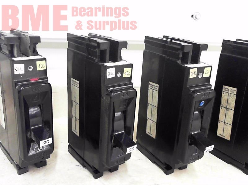 Lot Of 5 Und Lab Inc Circuit Breaker Km-416 277Vac/125Vdc Cat. Nef ...