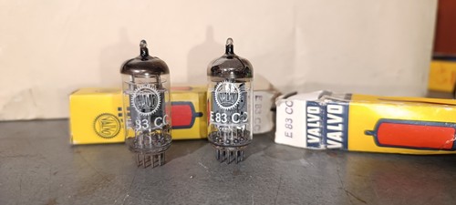 two nos tubes e83cc Siemens triple mica (labeled Valvo) | eBay