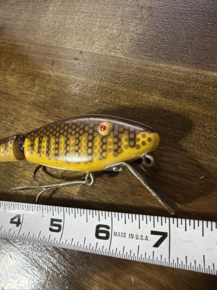 L&S Jumbo Shiner Minnow Yellow Brown Lure P08 | eBay