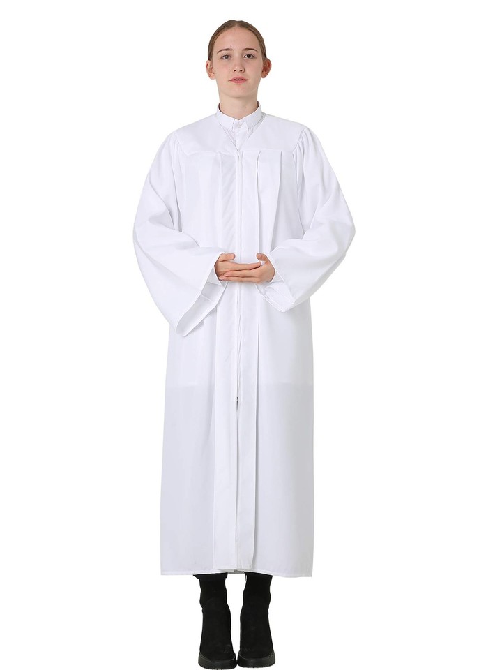 Baptism Choir Robe Adult Clergy Church Pastor Pulpit Robes Preach | eBay