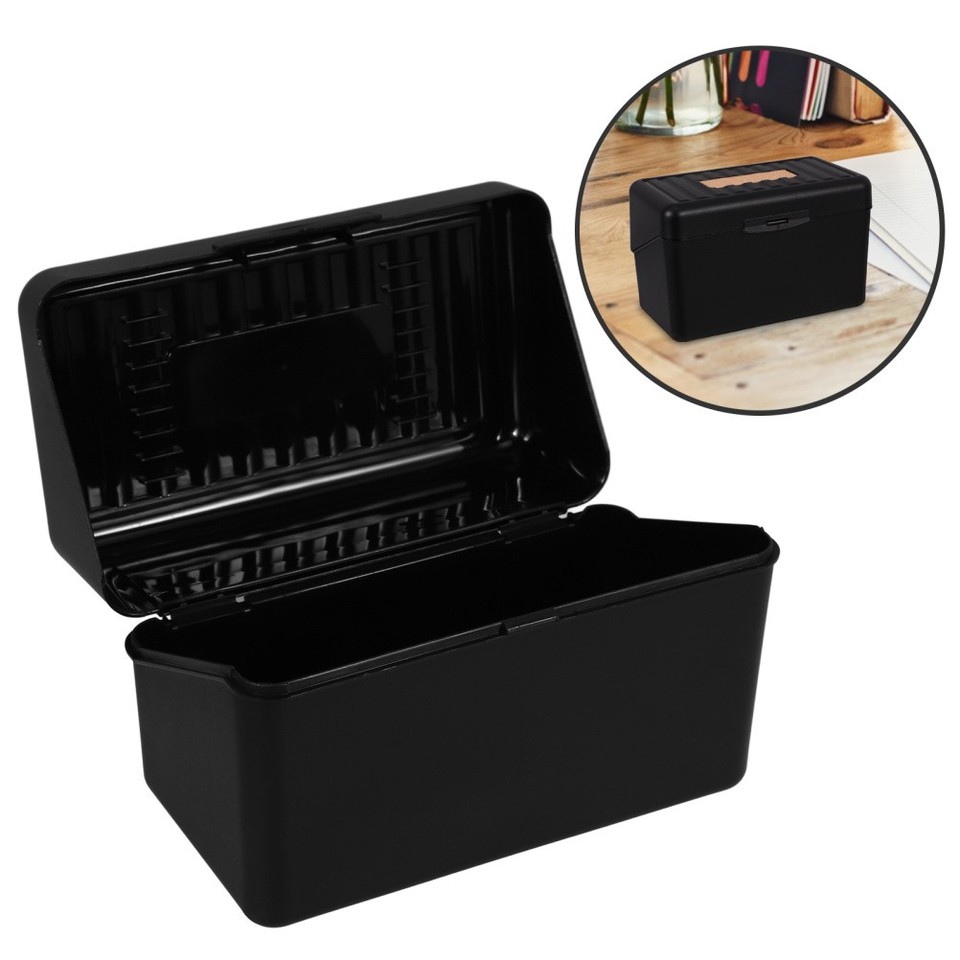 Index Card Holder Portable Index Card Organizer Name Card Box Client ...