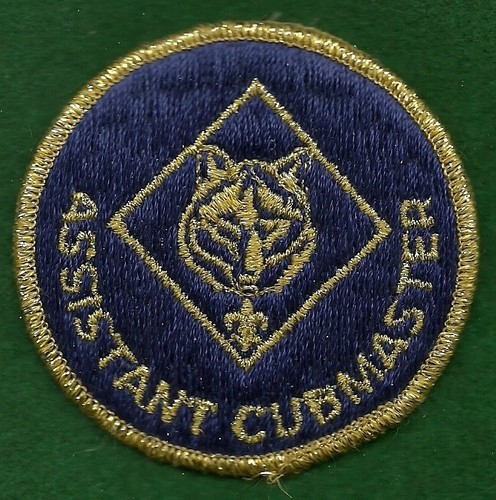 VINTAGE BOY SCOUT ASSISTANT CUBMASTER PATCH - MYLAR | eBay