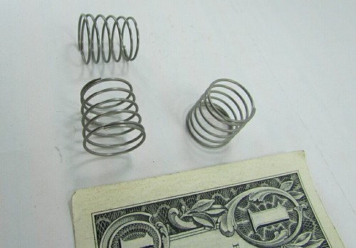 25 Light Duty Coil Springs, 2/3 Pound Tapered Compression .588" OD x ...