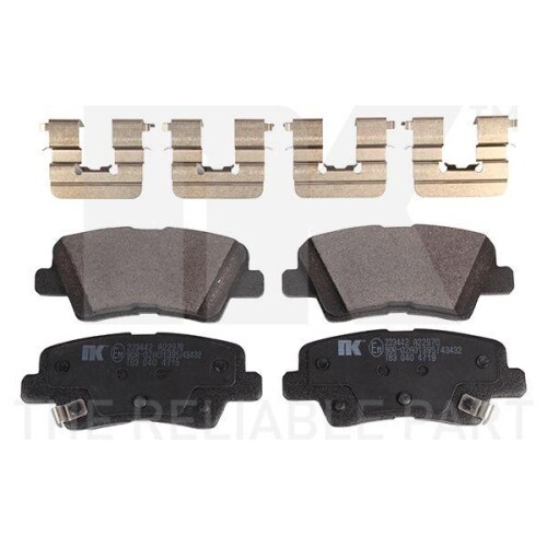NK 223442 Bremsbeläge für Hyundai Kia 58302A6A20 58302G2A60 58302D3A70 ...