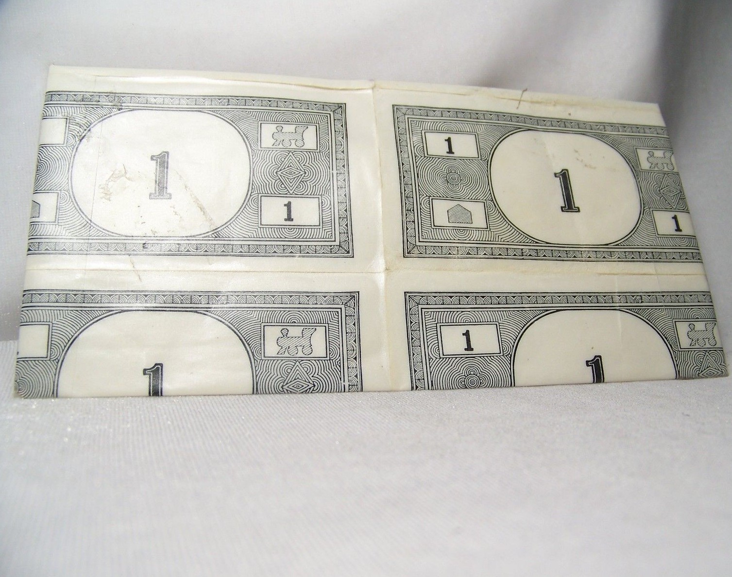 Vintage $1.00 Monopoly Money Wallet Crafted Billfold Board Game | eBay