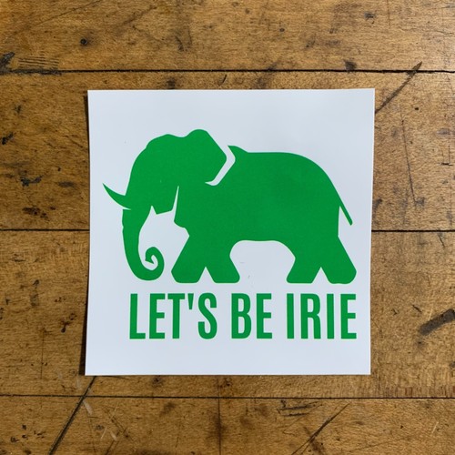 LET'S BE IRIE Sticker - Reggae California Jamaica 3" | eBay