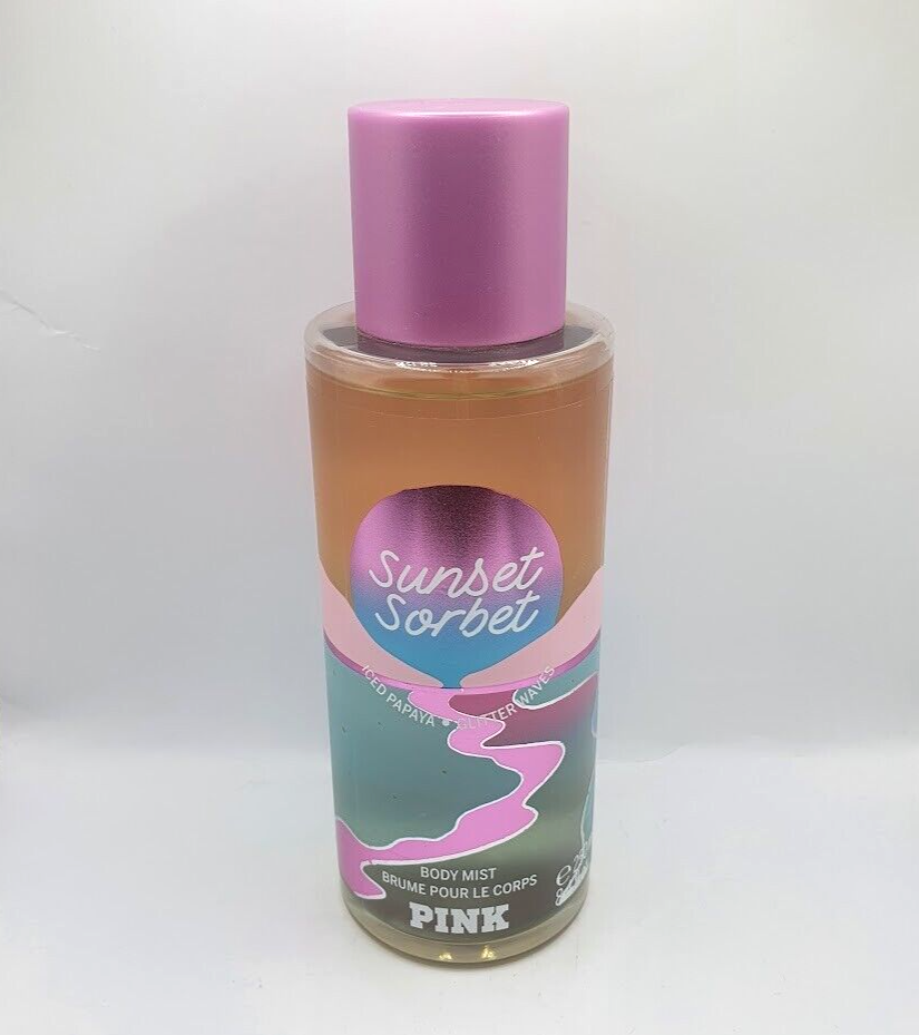VICTORIA'S SECRET PINK SUNSET SORBET BODY MIST 8.4 FL OZ LIMITED ...