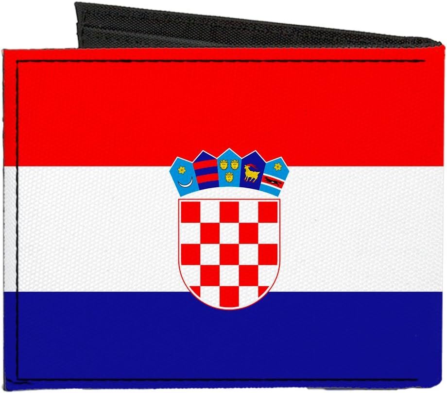 Buckle-Down Canvas Bi-fold Wallet-Croatia Flag | eBay