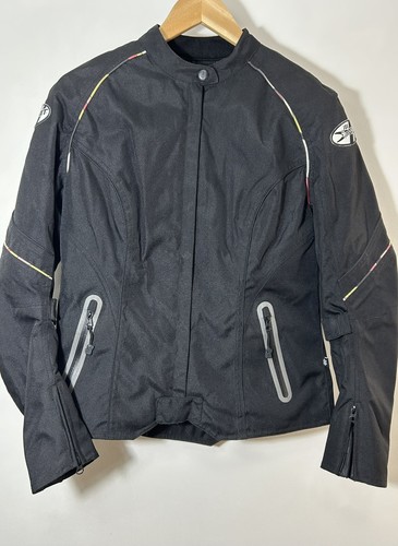 Joe Rocket Womens Large Black Motorcycle Jacket Zip out Liner Pads ...