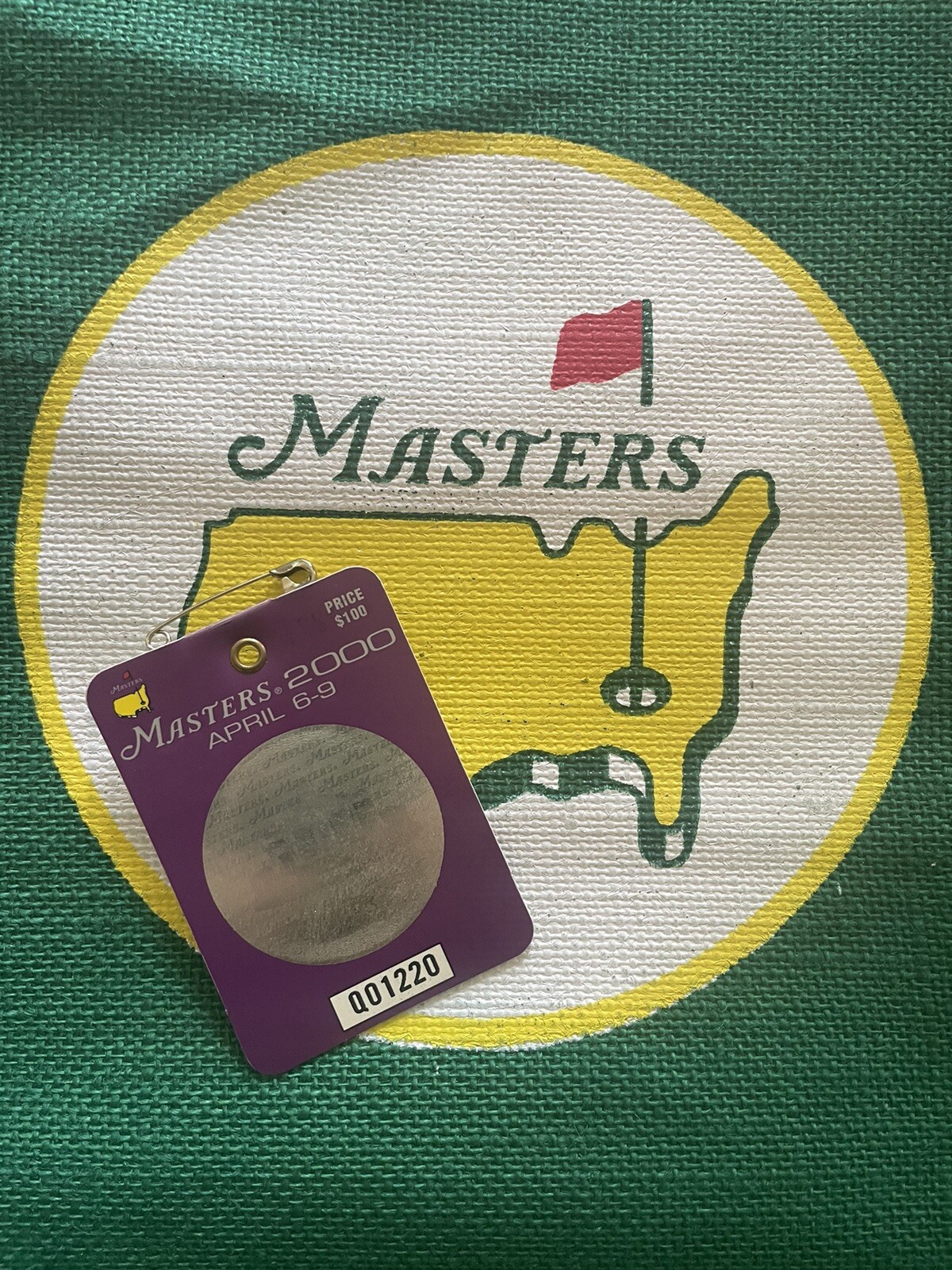 2000 Masters Badge, Augusta National -Vijay Singh Wins | eBay