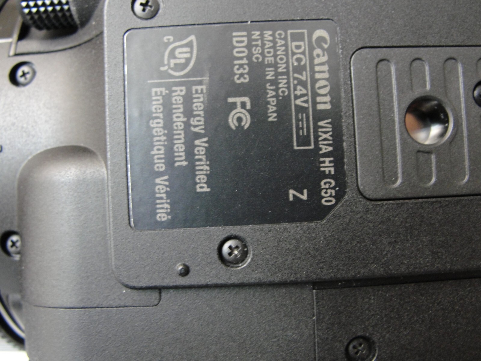 Canon+VIXIA+HF+G50+Ultra+High+Definition+Camcorder+-+Black for sale ...