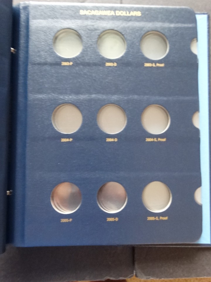 Set 2 Whitman Native American Sacagawea Small Dollar 2000-2021 Coin ...