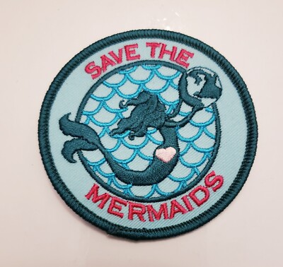 Girl Scout Patch Save The Mermaids | eBay