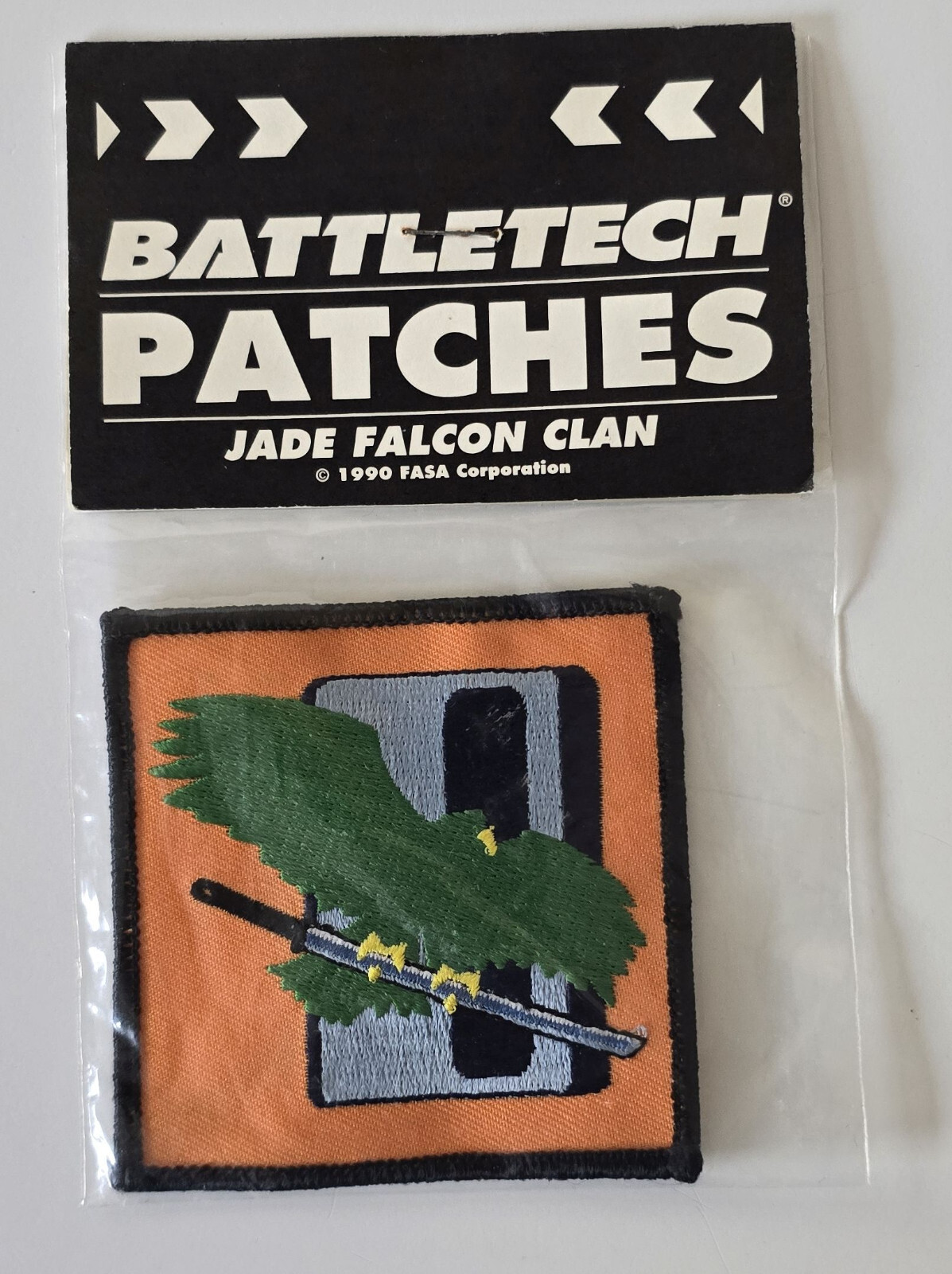 Vintage Unopened Battletech Jade Falcon Clan Patch #8710 1990 FASA for ...