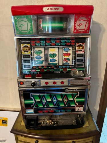 Aruze Bmax Japanese Skill-Stop Token Pachislo Slot Machine w/Key | eBay