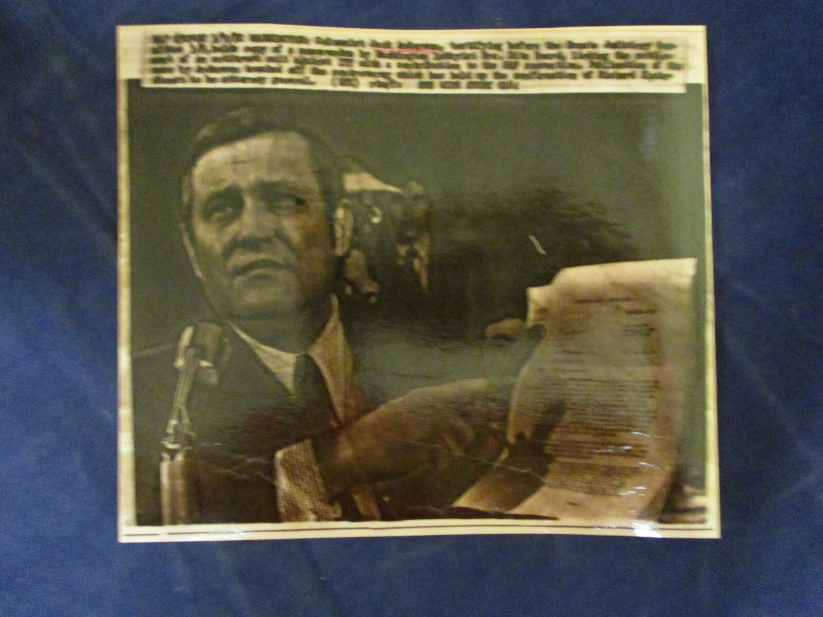 1976 Jack Anderson newspaper columnist Washington #3 Vintage Wire Press ...