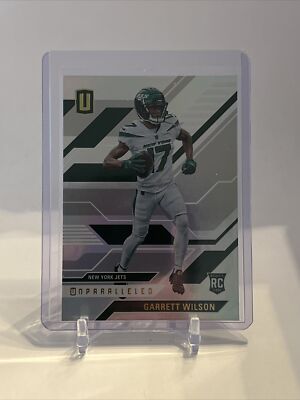 2022 Panini Chronicles NFL Unparalleled Garrett Wilson RC NY Jets #UNP ...