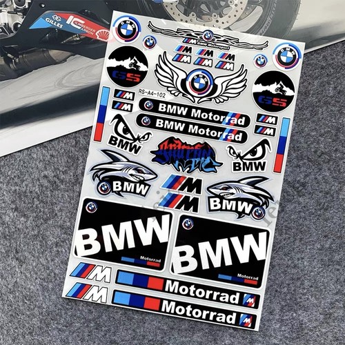 motorcycle emblem decal for bike track reflective sticker for BMW GS ...