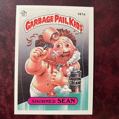 1986 Topps GARBAGE PAIL KIDS Set SHORNED SEAN #161a* GPK OS4 NM/MINT ...