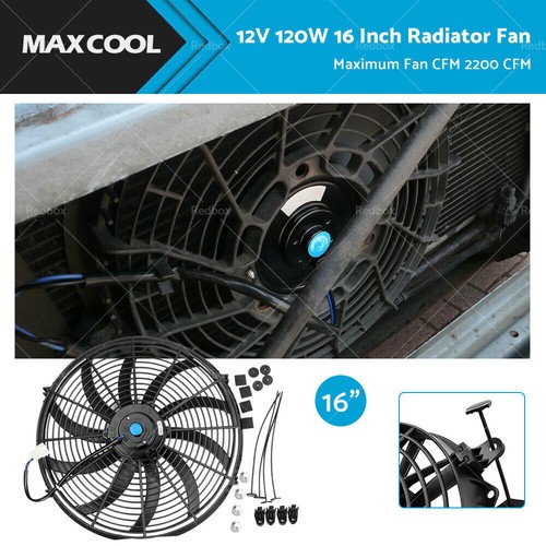 12V 120W Universal 16 Inch Electric Radiator Cooling Thermo Fan ...