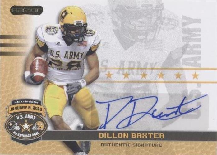 2010 Razor U.S. Army All-American Bowl - Autographs Dillon Baxter #BA ...