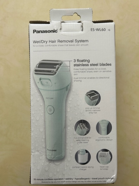 Cordless 3-Blade Shaver Razor for Women with Pop-Up Trimmer, Wet Dry ...