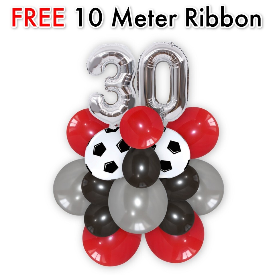 12" Football Balloons Match Soccer Party Kids Birthday Latex Balloon ...