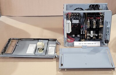 SQUARE D MODEL 4 30 AMP 600V SIZE 1 FUSED MCC MCCB BUCKET ON LIGHT | eBay