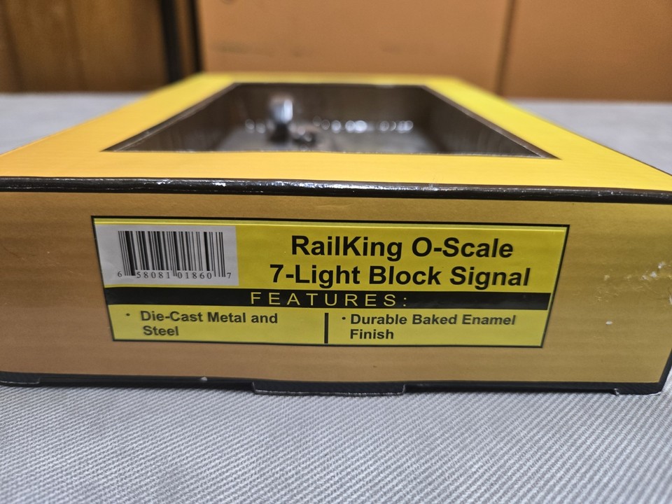 MTH Railking O Scale 7- light block signal 30-11013 | eBay