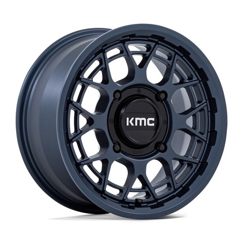 KMC Technic 15" Wheels Blue 37" RocScraper Tires Polaris Sportsman ...