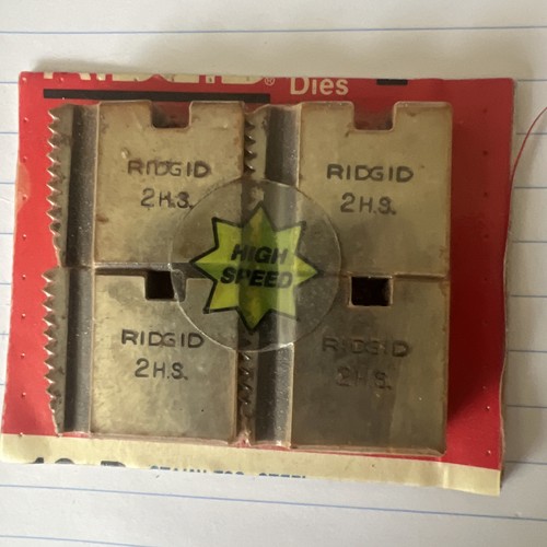 Ridgid 2 H.S High Speed Dies | eBay