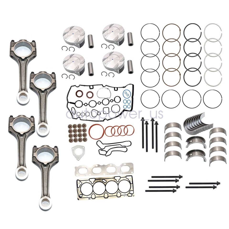 Engine Rebuild-Gasket Piston Bearing Con Rod Set For 12-17 Chevrolet ...